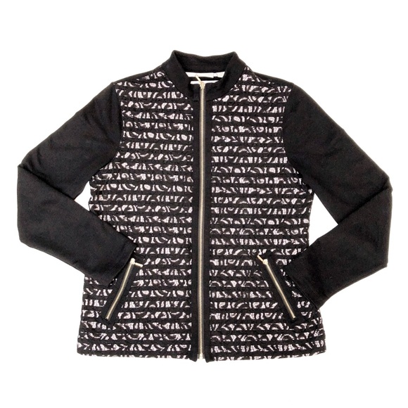 Chico's | Jackets & Coats | Zenergy By Chicos Black Lace Zipper Jacket ...